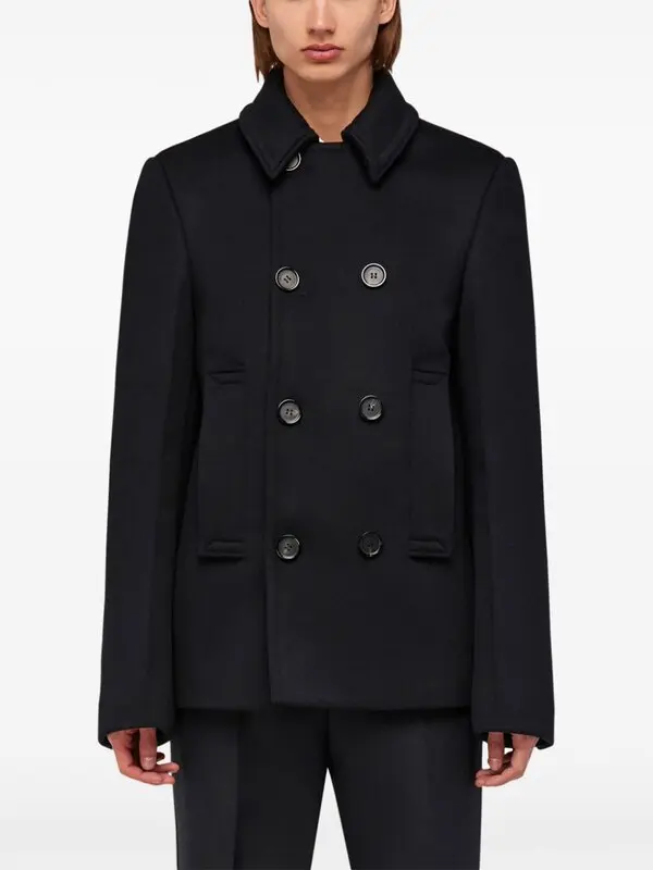 FERRAGAMO Virgin Wool-blend Pea Coat