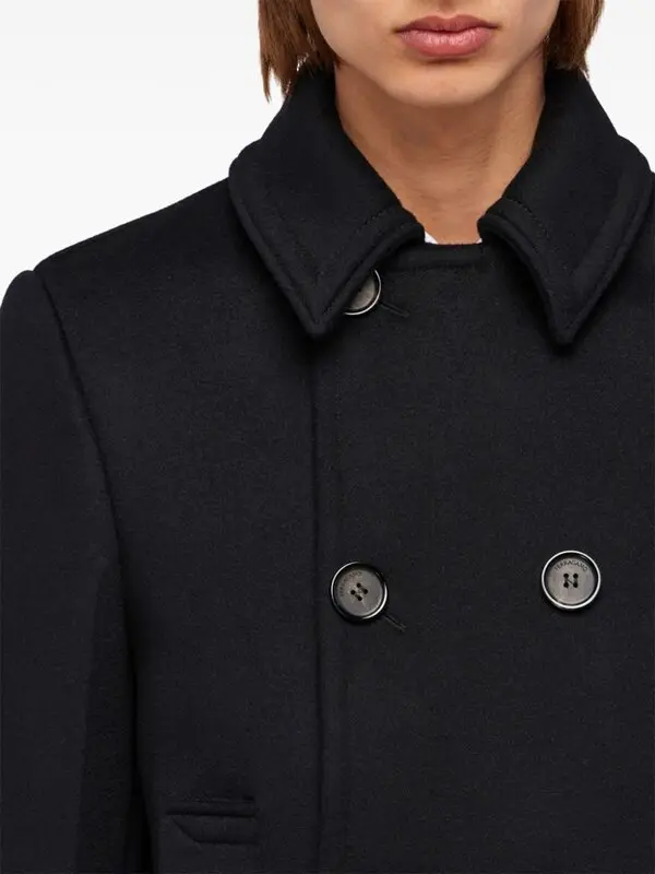FERRAGAMO Virgin Wool-blend Pea Coat