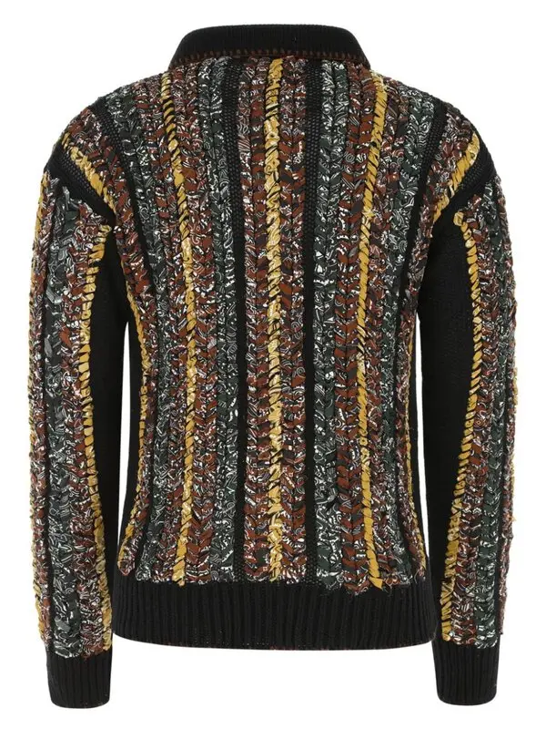 Amiri Braided Bandana Cardigan