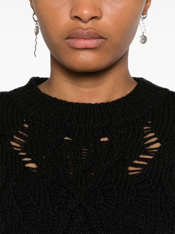 Our Legacy Cable-knit Sweater - Black