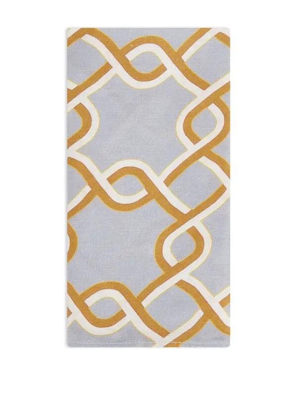 La DoubleJ Large Tackle Napkins - Blue