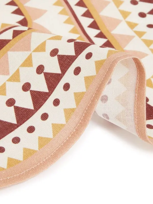 La DoubleJ Large Doric Placée Napkins - White