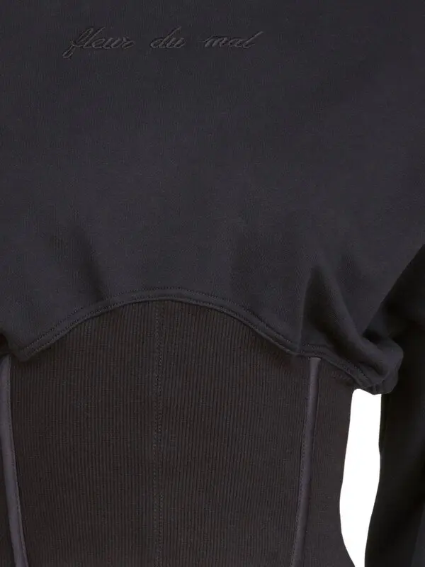 FLEUR DU MAL Corset Sweater