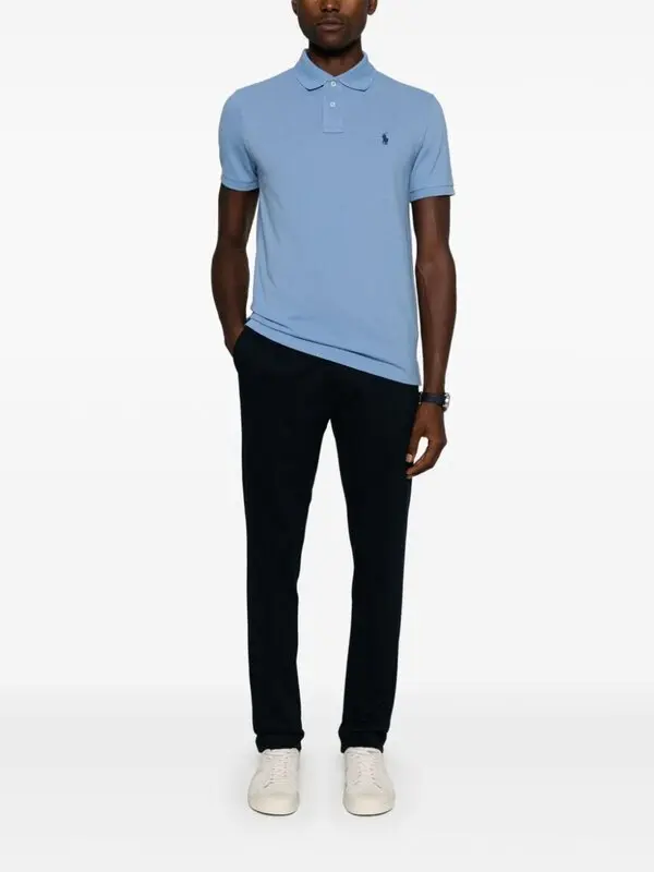 Polo Ralph Lauren Polo Pony-embroidered Polo Shirt - Blue