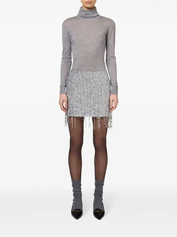 Elisabetta Franchi Sequin-embellished Mini Skirt