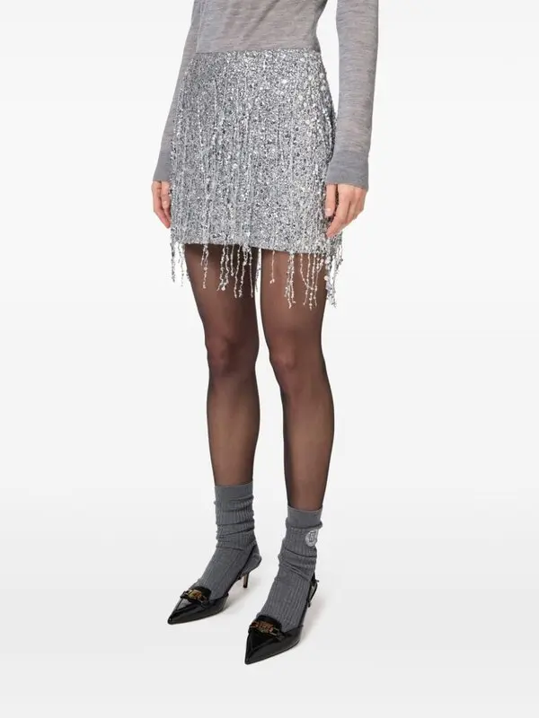 Elisabetta Franchi Sequin-embellished Mini Skirt