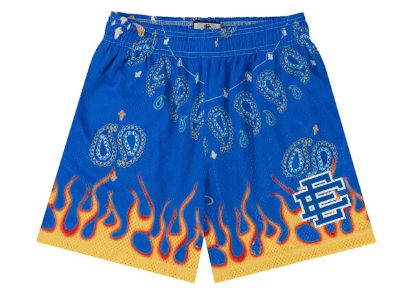 ERIC EMANUEL Ee Basic Short - Blue Paisley Flame