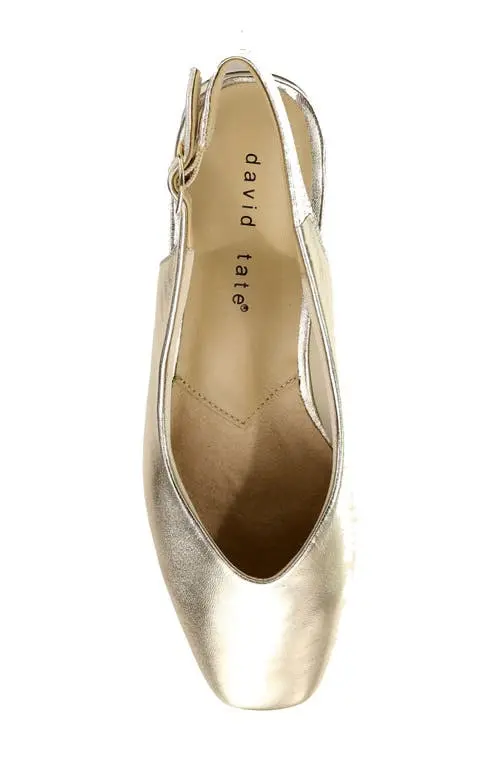 DAVID TATE Sugar Slingback Pumps