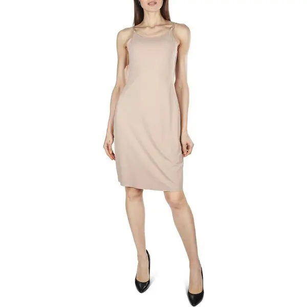 MEMOI Bonded Cami Slip - Beige