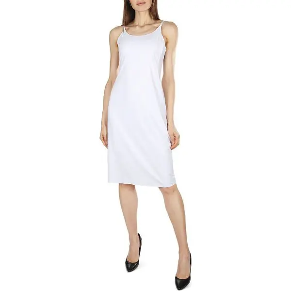 MEMOI Bonded Cami Slip - White