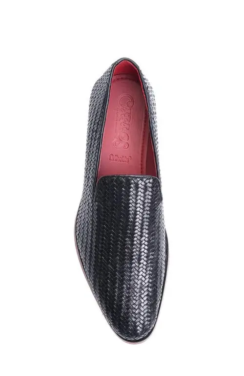 CARLOS BY CARLOS SANTANA Gibson Weave Loafer - Black