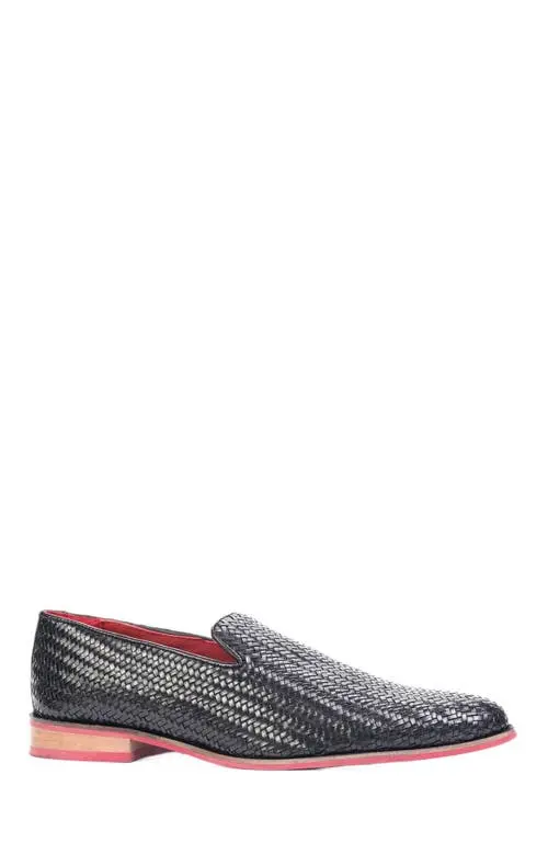 CARLOS BY CARLOS SANTANA Gibson Weave Loafer - Black