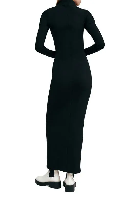 MARCELLA Park Mock Neck Long Sleeve Dress
