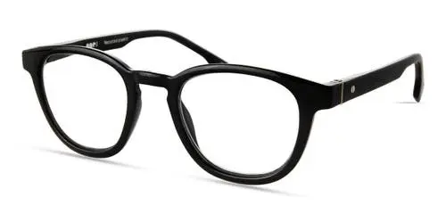 ONE:1 Helvetica Full Rim Reading Glasses - Black