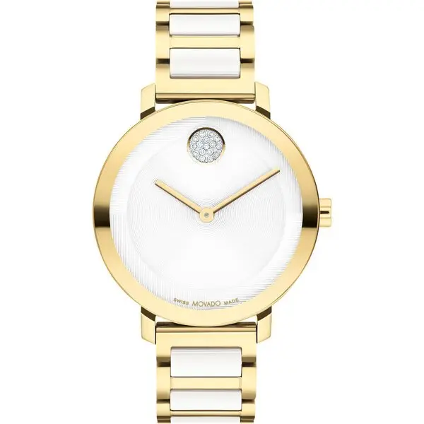 Movado Evolution 2.0 Bracelet Watch - Silver White