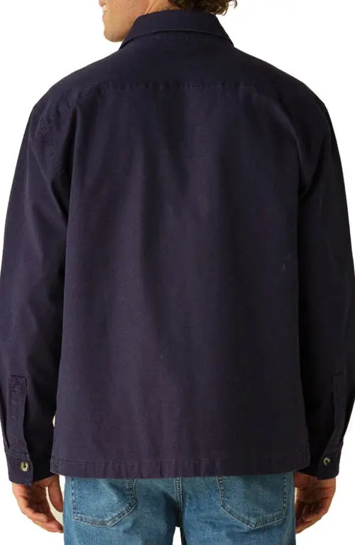 FAIR HARBOR Montauk Stretch Cotton Twill Shirt Jacket