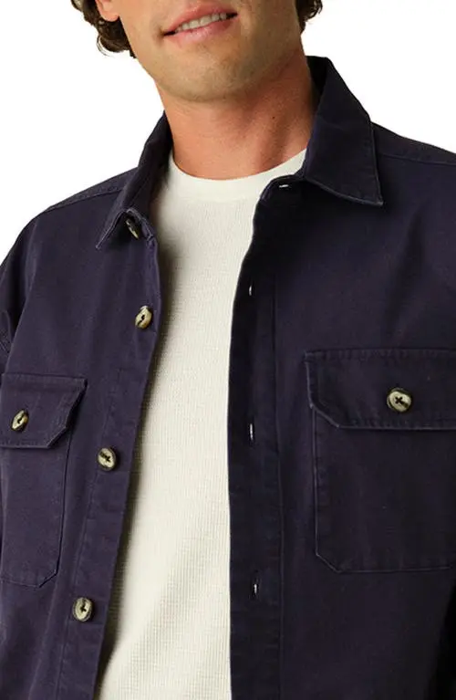 FAIR HARBOR Montauk Stretch Cotton Twill Shirt Jacket