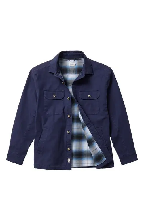 FAIR HARBOR Montauk Stretch Cotton Twill Shirt Jacket