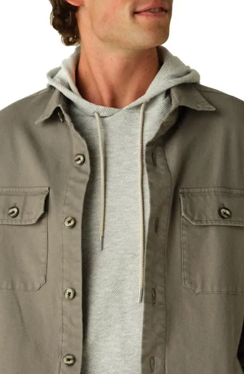 FAIR HARBOR Montauk Stretch Cotton Twill Shirt Jacket