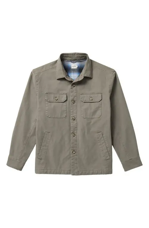 FAIR HARBOR Montauk Stretch Cotton Twill Shirt Jacket