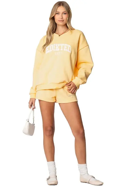 EDIKTED Logo Crewneck Sweatshirt