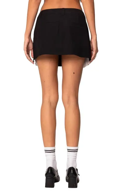 EDIKTED Tailored Pleated Mini Skirt