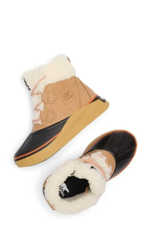 Sorel Out N About Iv Chillz Waterproof Duck Boot - Tawny Buff/black
