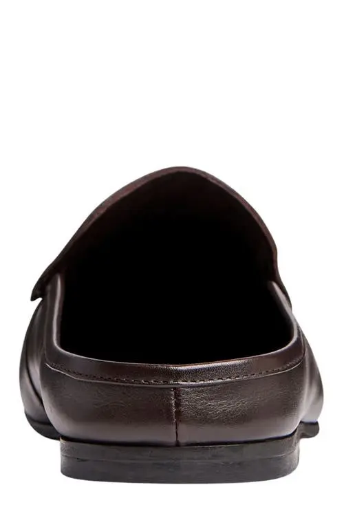CARLOS BY CARLOS SANTANA Planeo Leather Slides - Dark Chocolate