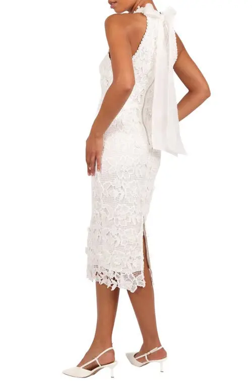 PETAL & PUP Adaln Lace Midi Dress