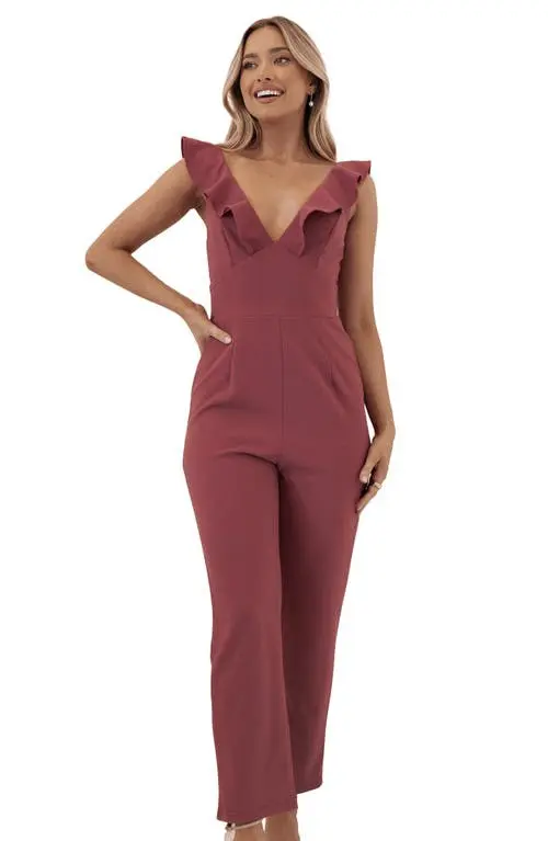 PETAL & PUP Mirabelle Ruffle Jumpsuit