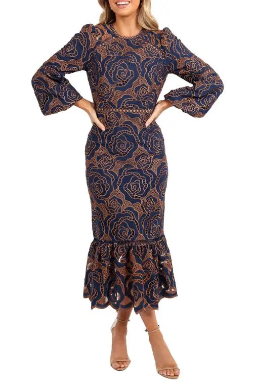 PETAL & PUP Pierre Long Sleeve Mermaid Dress