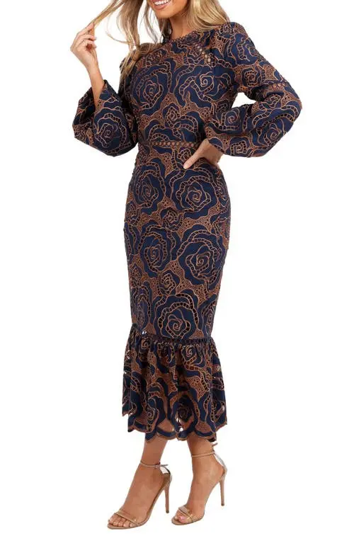 PETAL & PUP Pierre Long Sleeve Mermaid Dress