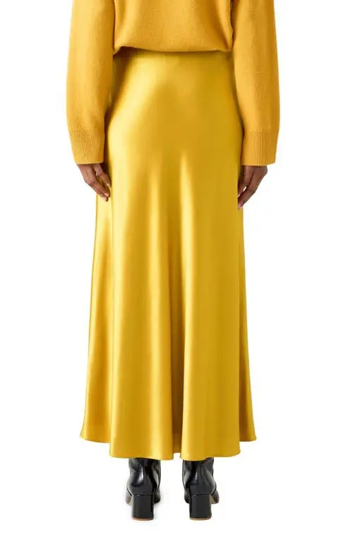 LK BENNETT Zoe Satin Maxi Skirt