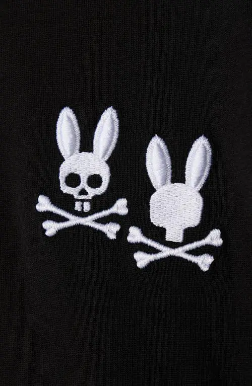 Psycho Bunny Tilden Embroidered Bunny Logo Long Sleeve T-shirt