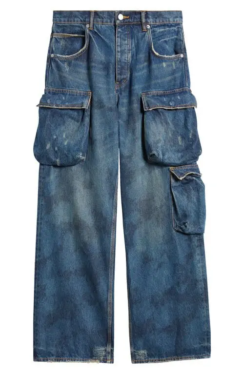 PURPLE BRAND Baggy Cargo Jeans
