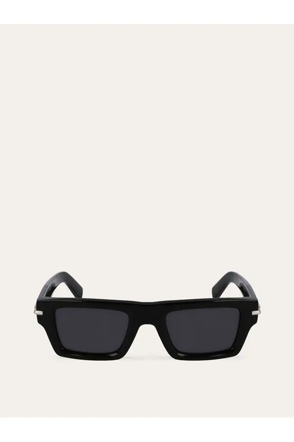 FERRAGAMO Rectangular Sunglasses - Black