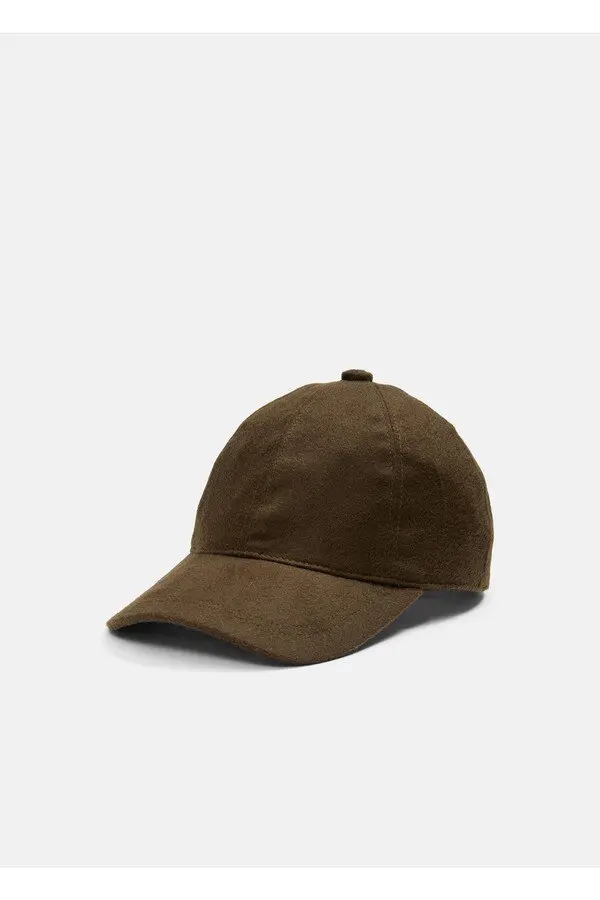 Vince Cashmere Baseball Cap - Natural