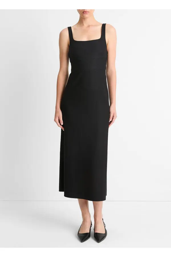 Vince Italian Wool-blend Column Dress