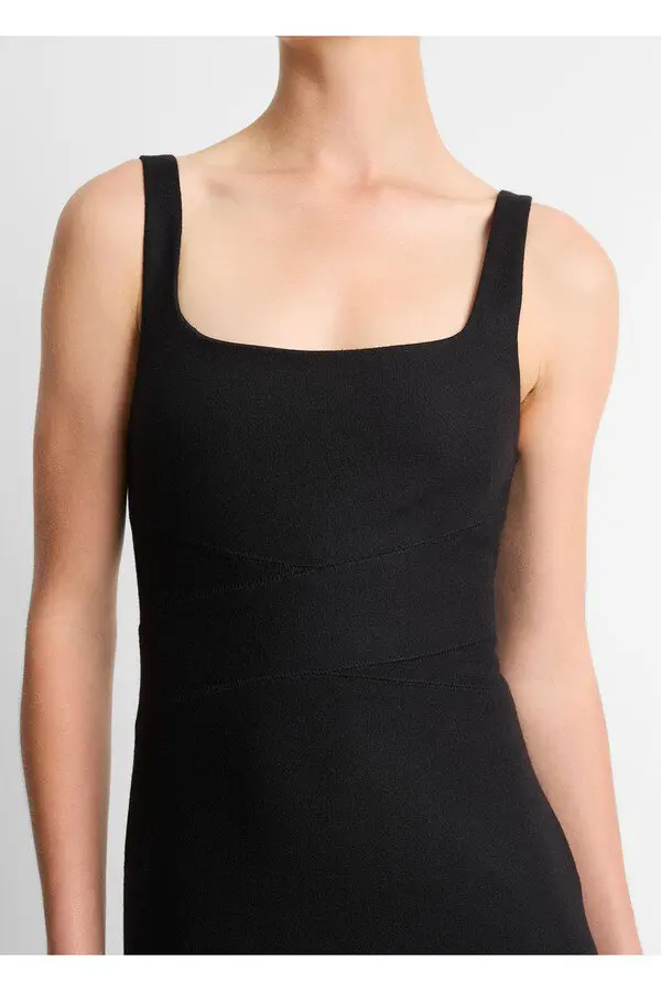 Vince Italian Wool-blend Column Dress