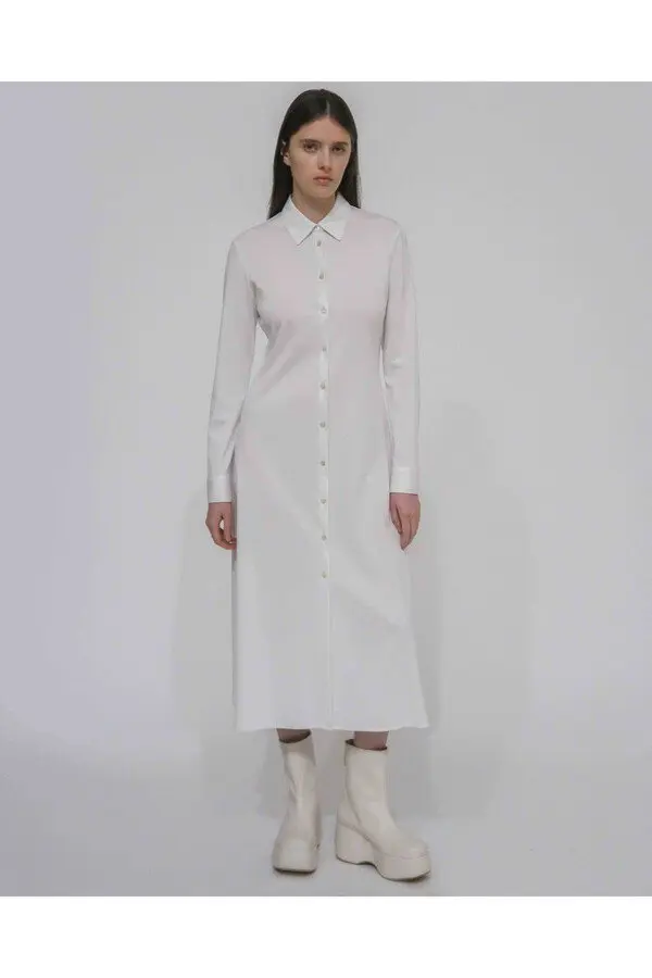 Rosetta Getty Fitted Shirtdress