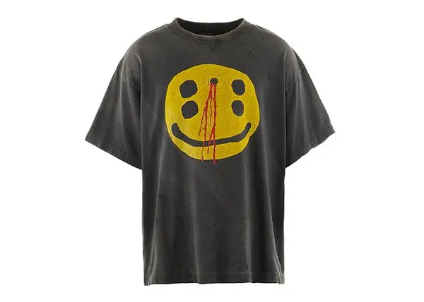 SAINT MICHAEL X Cactus Plant Flea Market Smile Tee Shirt