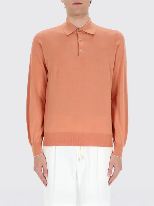 Brunello Cucinelli Polo Shirt - Orange