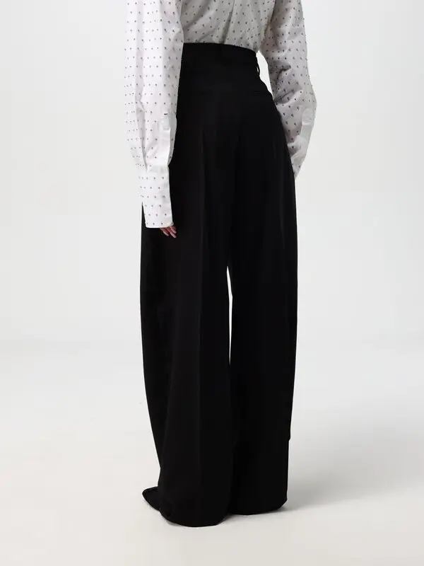Sportmax Tailored Wide Leg Trousers - Black