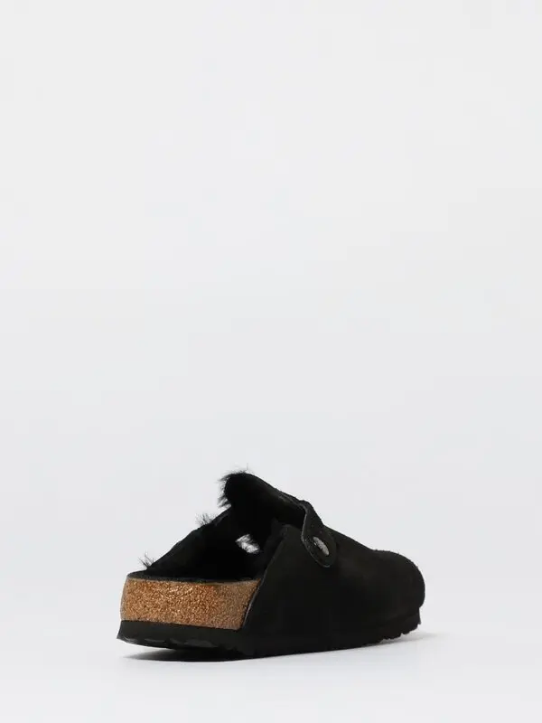 BIRKENSTOCK Suede Clogs With Buckle Detail