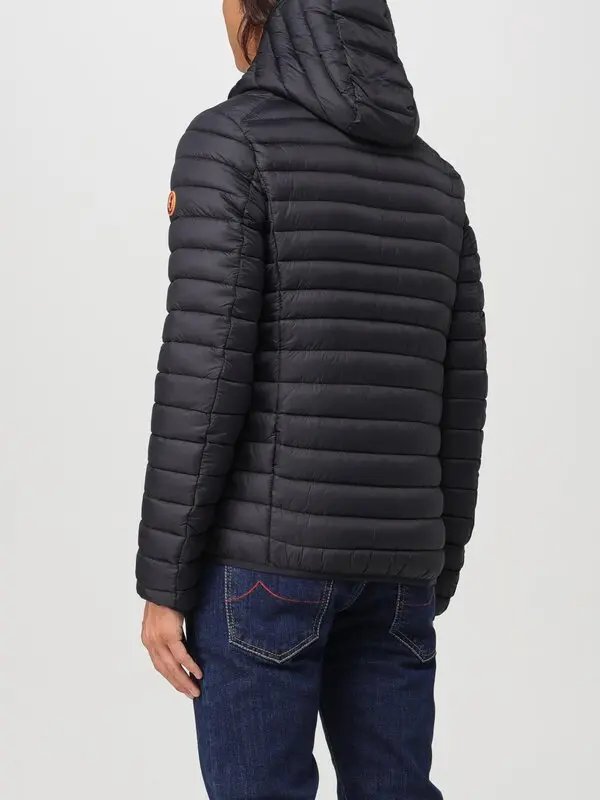 SAVE THE DUCK Hooded Puffer Jacket - Black
