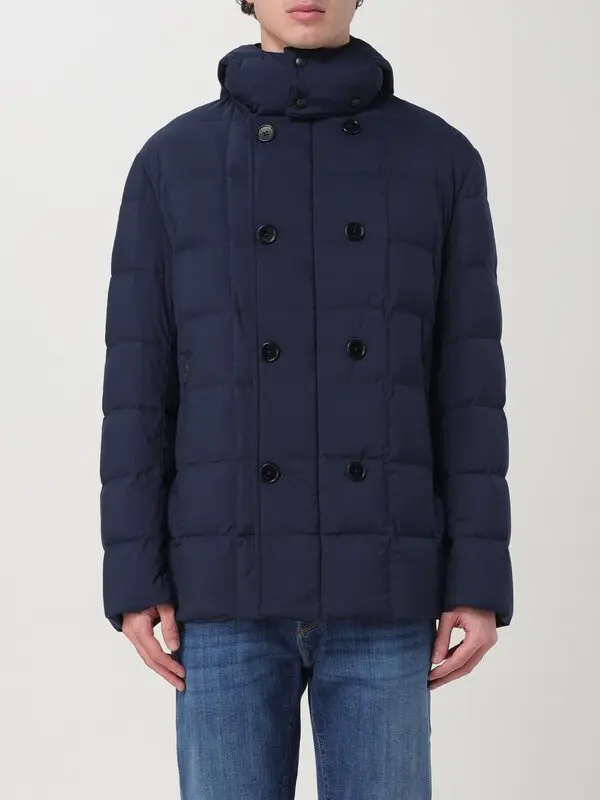 FAY Quilted Down Jacket - Blue