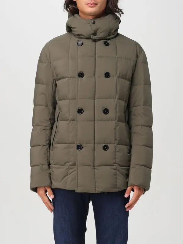 FAY Quilted Down Jacket - Green