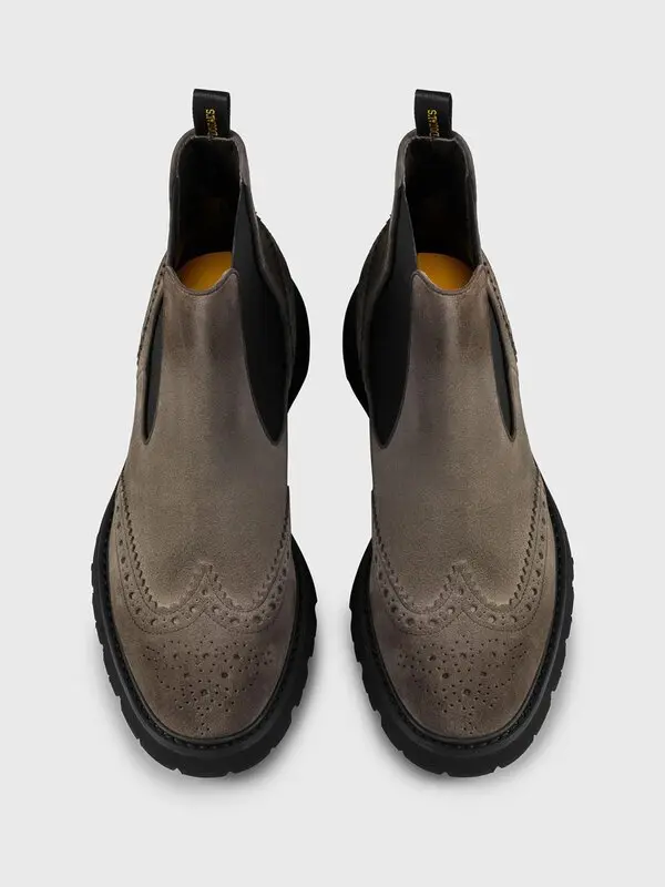 DOUCAL'S Chelsea Boots With Wingtip Detailing