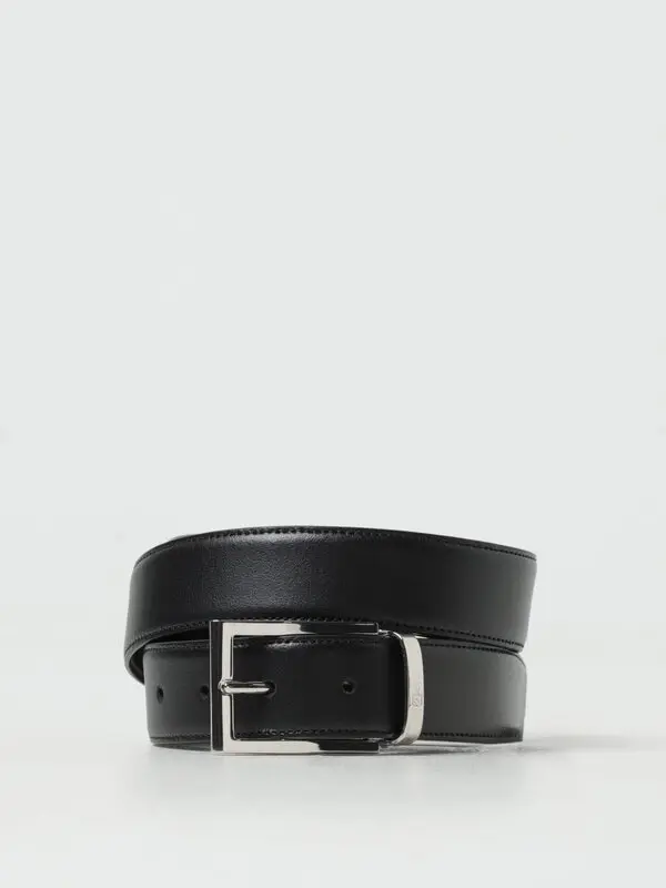 Zegna Leather Belt - Black