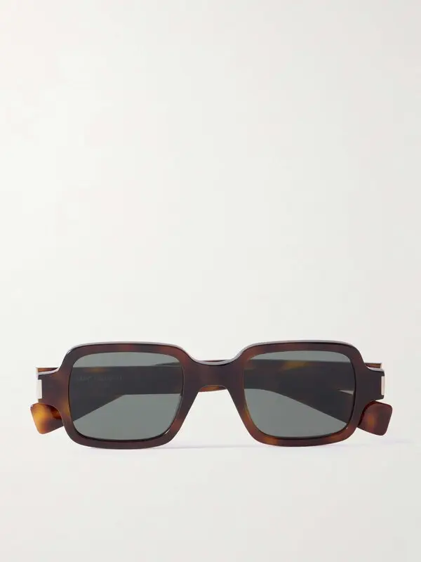 Saint Laurent Square-frame Sunglasses - Brown